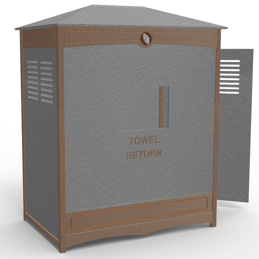 Towel Huts Make High Volume Towel Return Convenient