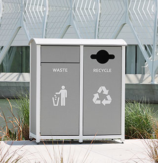 Outdoor Recycling Bins & Waste Containers Made to Order