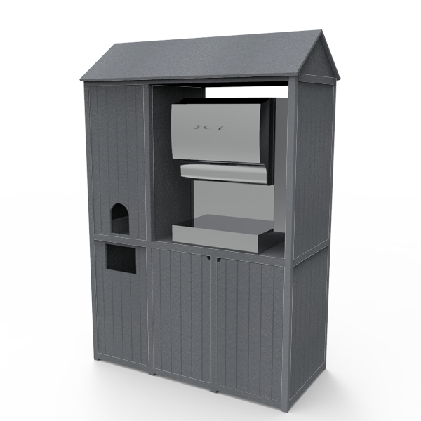 Recycled Plastic Refreshment Dispenser for Outdoor Drink, Ice