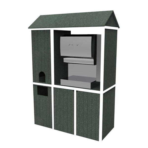 Recycled Plastic Refreshment Dispenser for Outdoor Drink, Ice