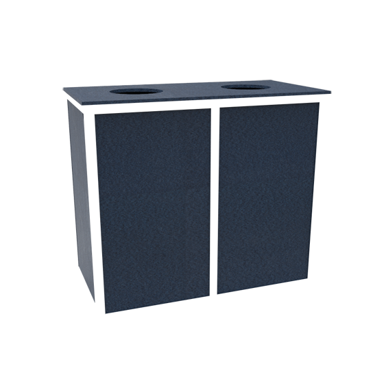 Waste Recycling Receptacle Designed & Made to Order