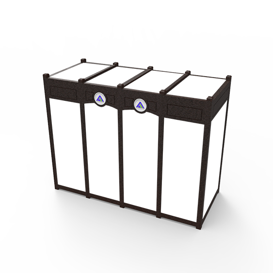 Large Waste and Recycling Receptacles for Commercial Use