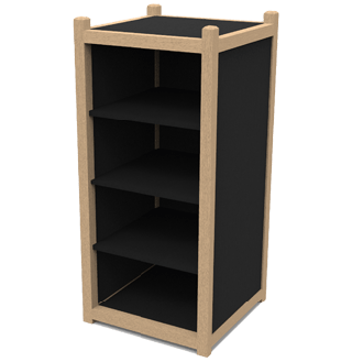 Busser Cabinet For Indoor/Outdoor Use | Classic Series