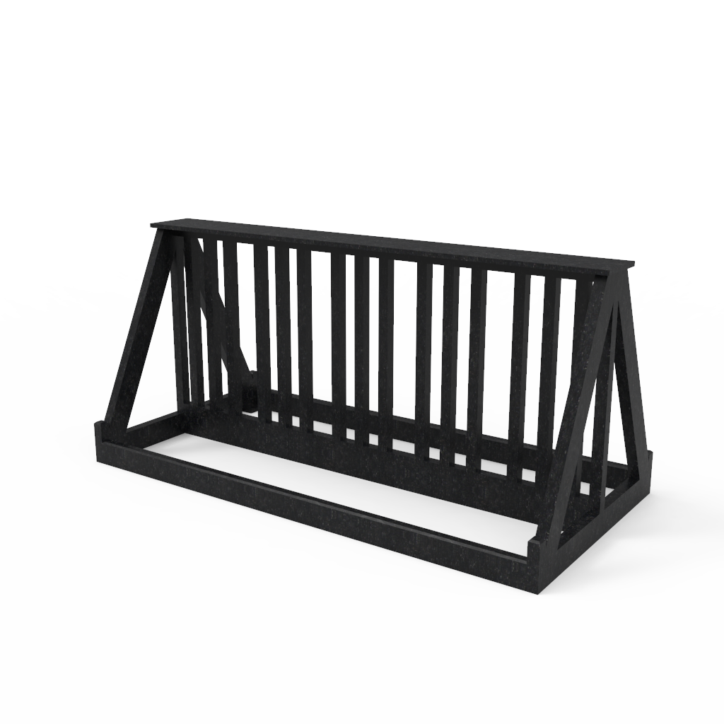 Recycled Plastic Lumber Bike Rack - Traditions Series