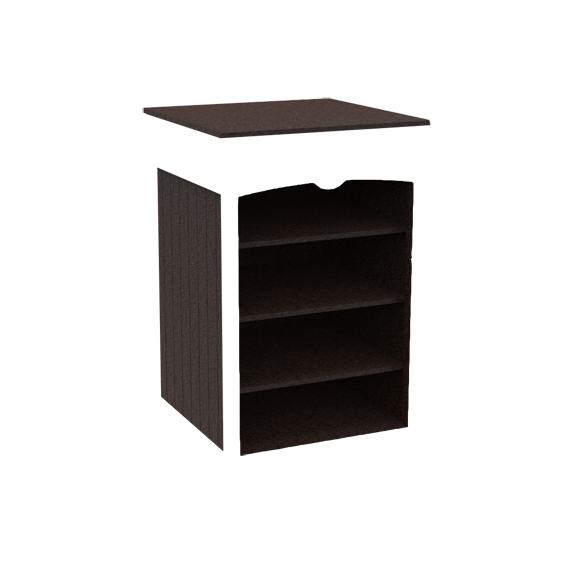 Bussing Cart - Suitable for outdoor use at restaurants, cafes & coffee shop