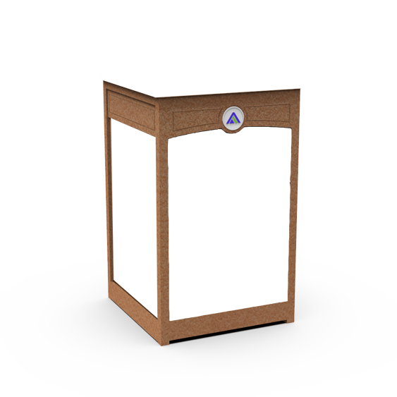 Bussing Cabinet with Slide Out Drawer and 3 Shelves for Bus Tubs