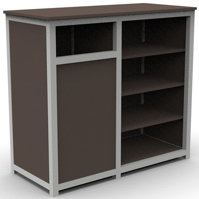 Busser Cabinet with Drawer | Classic Series