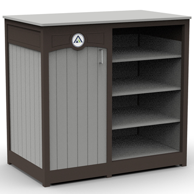 Bussing Station for Restaurants with Waste Receptacle, Optional Tray Top