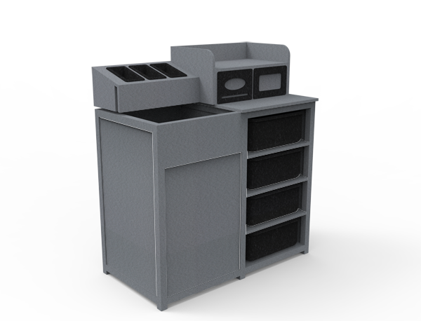 Condiment Counter For Coffee Shops & Cafes