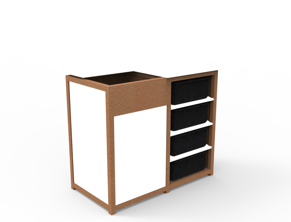 Condiment Counter For Coffee Shops & Cafes