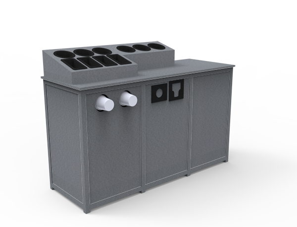 Condiment Organizer | Station For Organizing Condiments