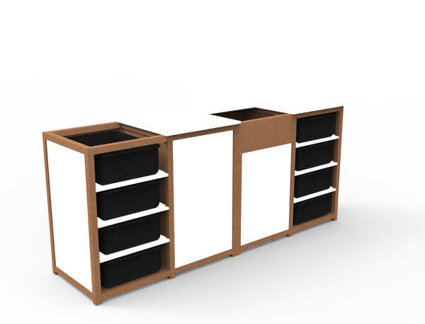 Condiment Station-Deluxe | Organize & Dispense Condiments