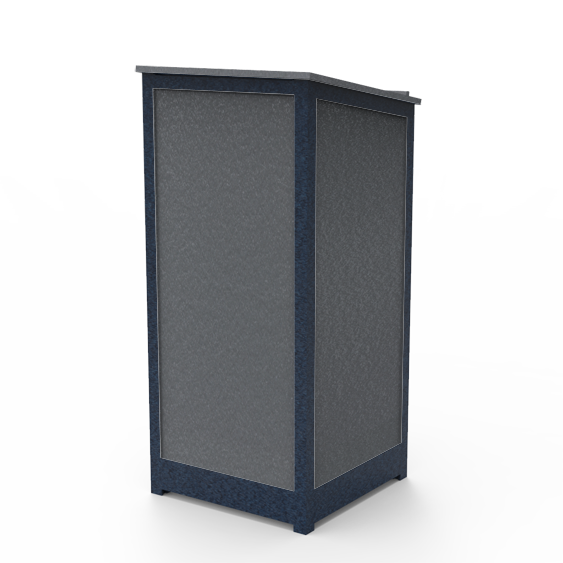 Hostess Podium w Angled Top | Commercial Outdoor Podium