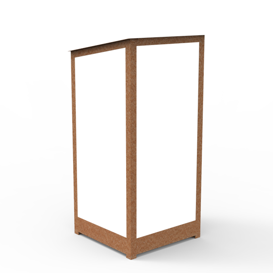 Angled Top Hostess Podium | Model Number PD1T