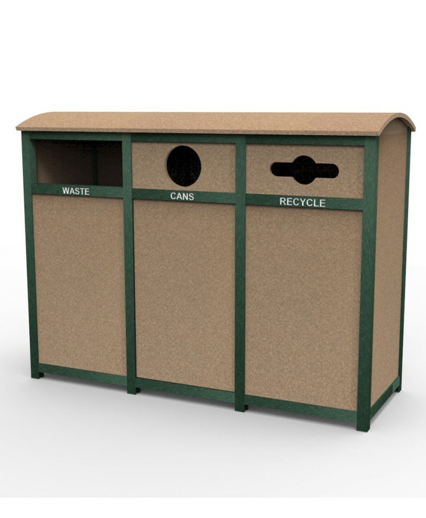 Customizable Recycling Containers and Branded Bins in Recycled Plastic