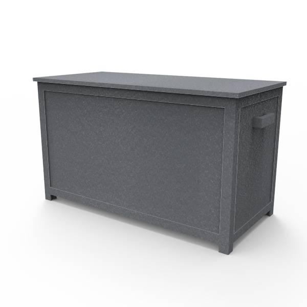 Outdoor Storage Box Made from Weather Resistant Recycled Plastic