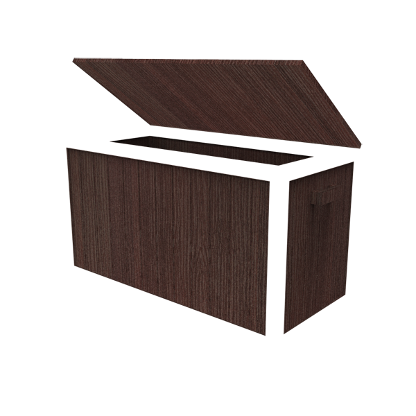 Pool Storage Box with Optional Casters for Portable Storage Outdoors