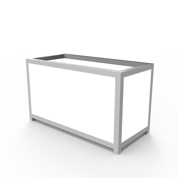 Pool Storage Box with Optional Casters for Portable Storage Outdoors