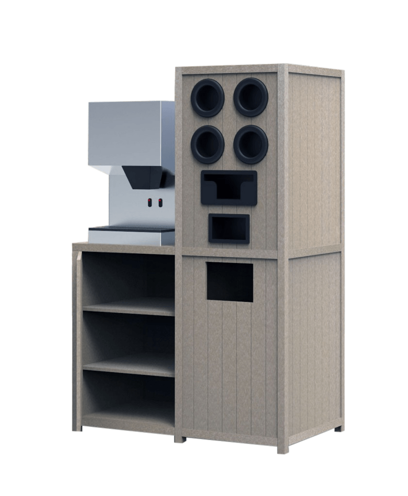 Recycled Plastic Refreshment Stations Ideal for Outdoor Use