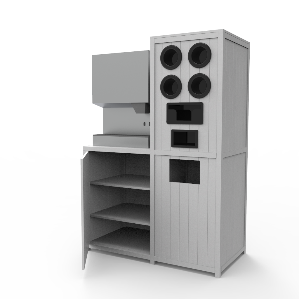 Recycled Plastic Refreshment Stations Ideal for Outdoor Use