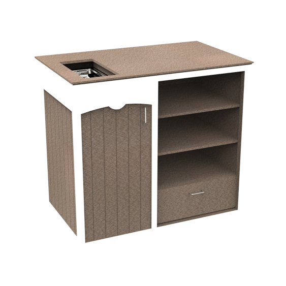 Top Load Busser Station | Model Number FSB7S