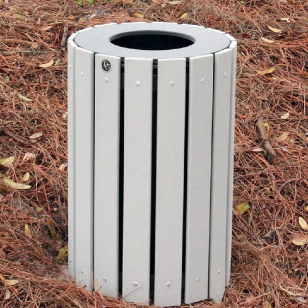 Round Waste Receptacles | Trash & Recycling Containers