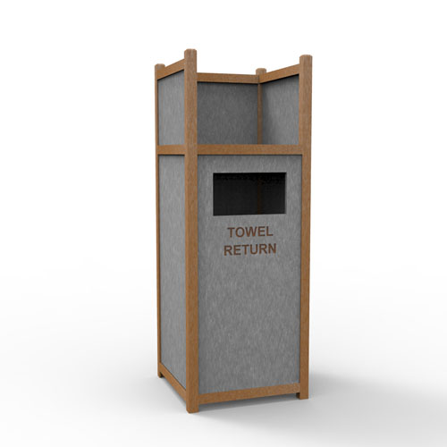 Towel Return Bin | For Use in Hotel Fitness Rooms & Pool Areas