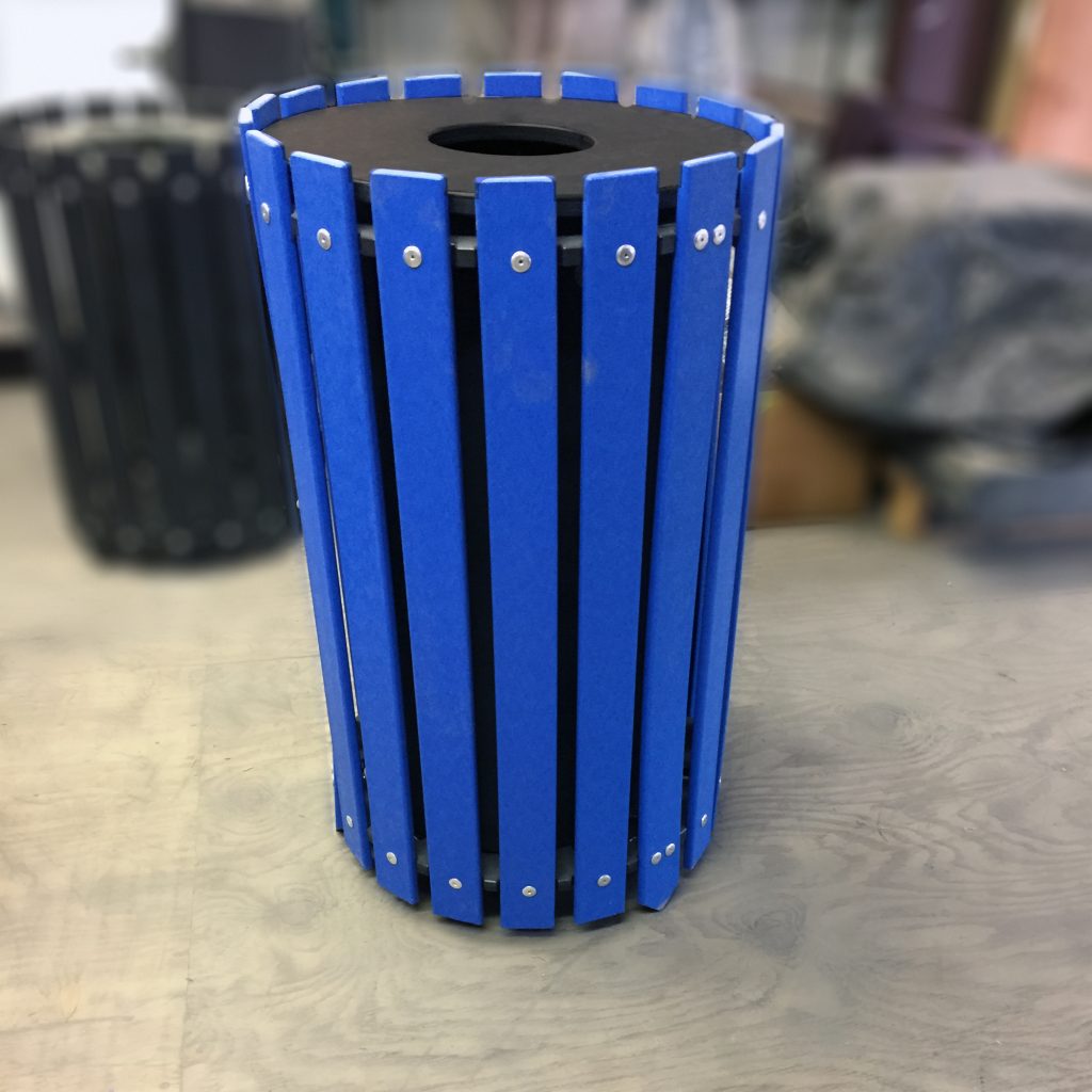 Eco-Friendly Recycle Blue Waste Container - R3 Furnishings