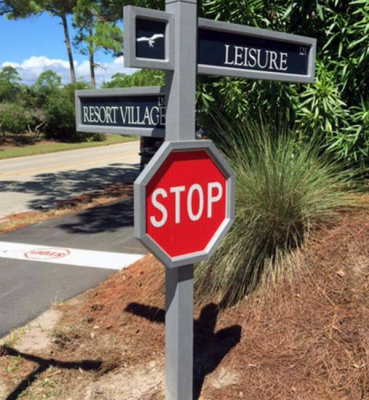 recycled plastic street signs Archives - R3 Furnishings