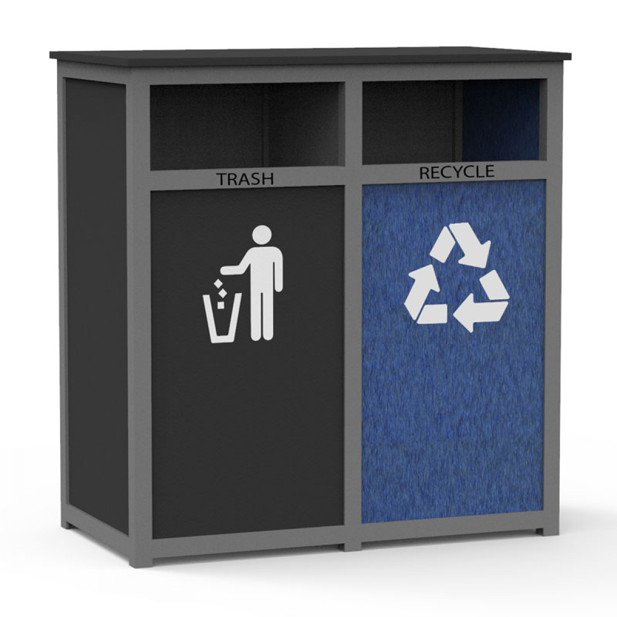 Outdoor Recycling Bins & Waste Containers Made to Order