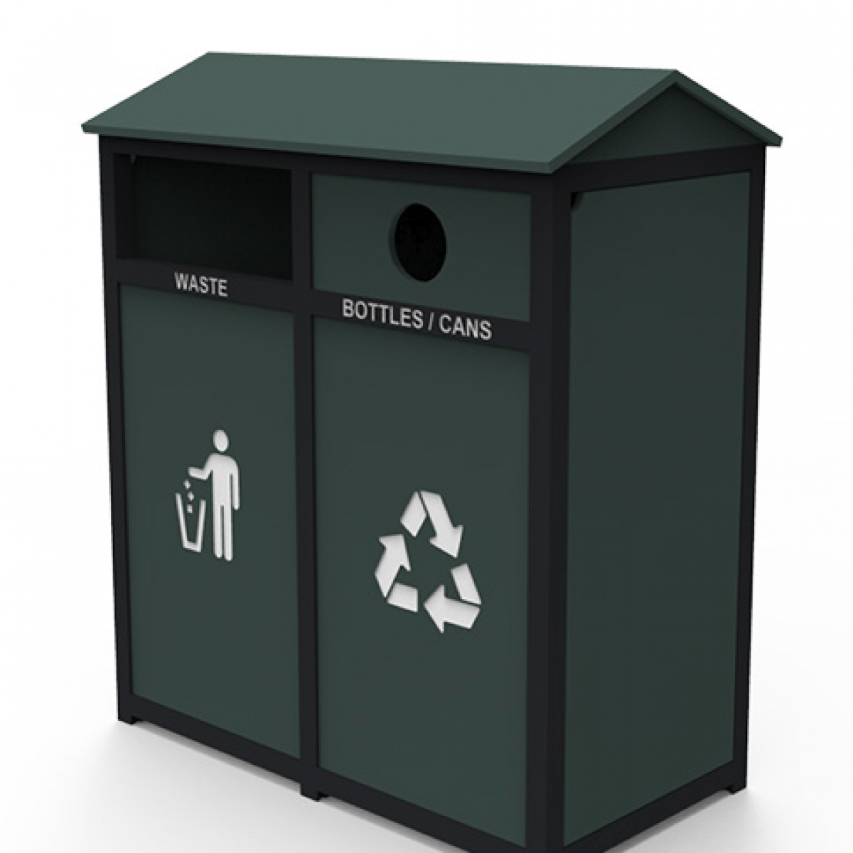 Outdoor Recycling Bins & Waste Containers Made to Order